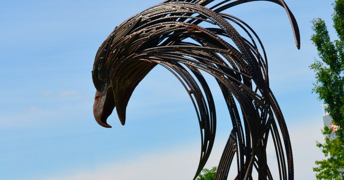Eagle Head Sculpture | Visit Grand Forks